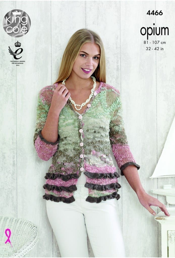 Easy to Follow Top and Cardigan Knitted with Opium Palette Knitting ...