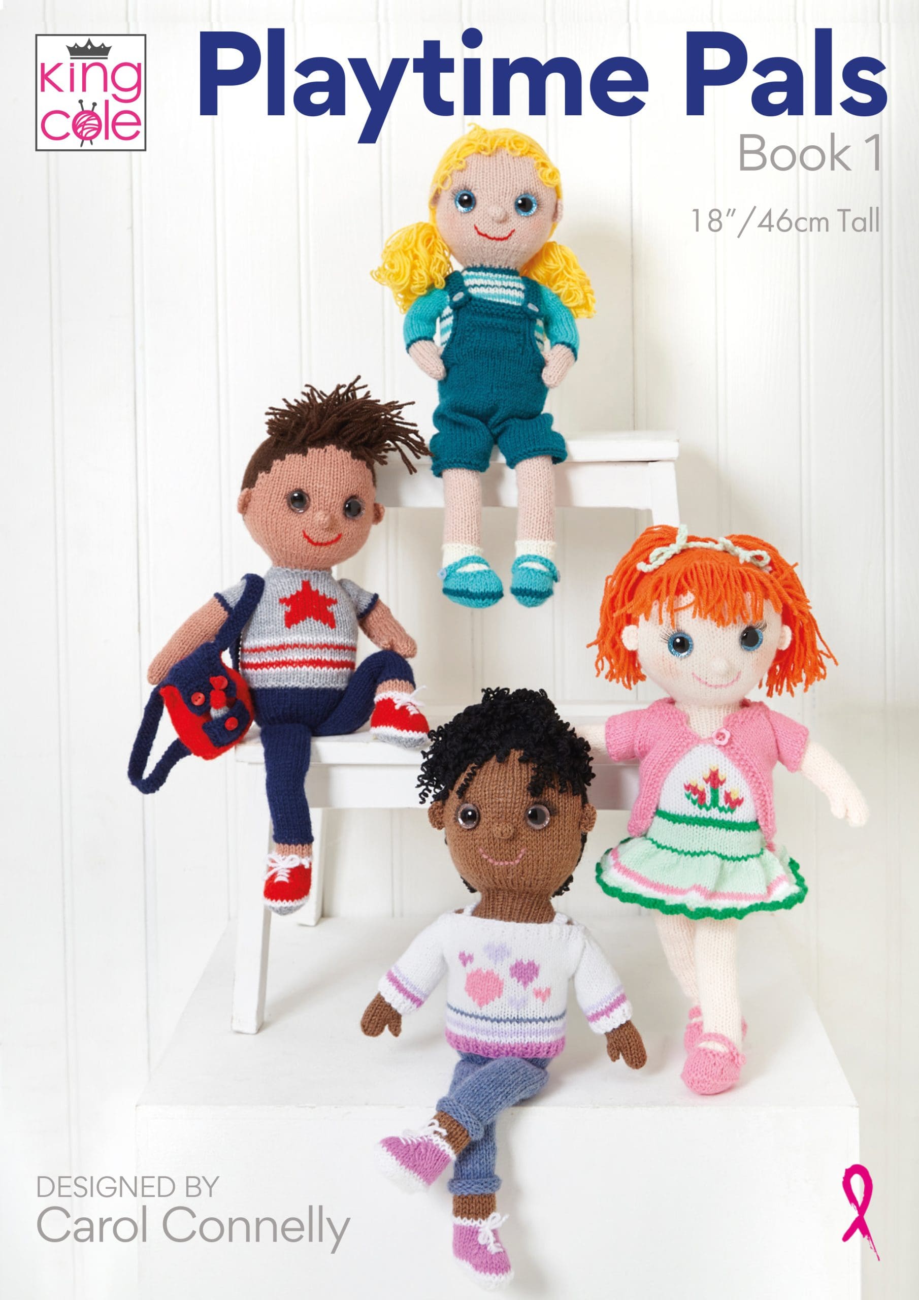 Easy to Follow Playtime Pals: Book One Knitting Patterns - King Cole